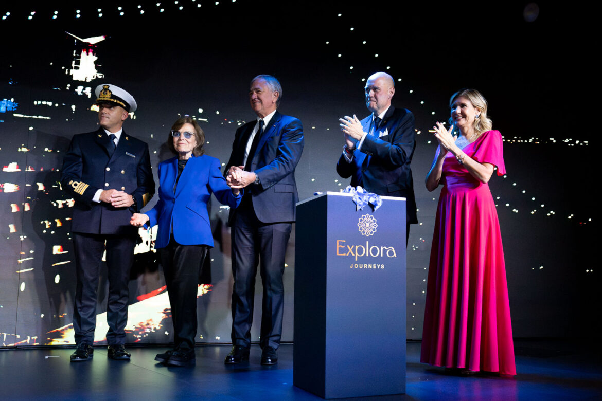 Explora Journeys Explora 1 Named in NYC - John the Wanderer